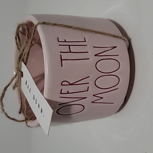 Rae Dunn | Accents | Rae Dunn Small Pink With Red Over The Moon Planter ...